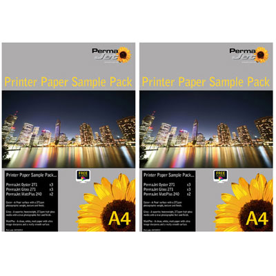 Permajet A4 Printer Sample Pack - 16 Sheets | Wex Photo Video