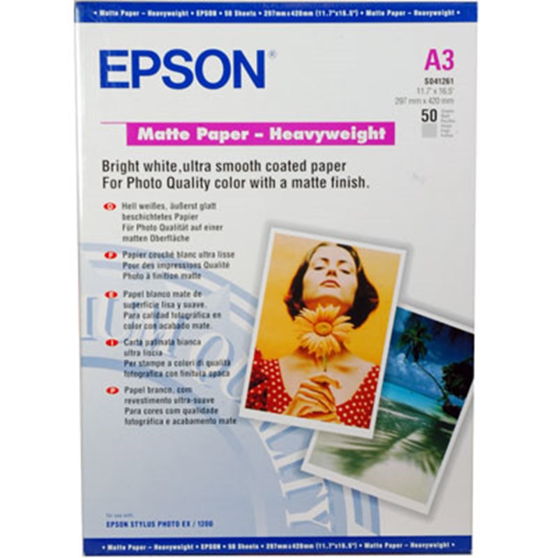 Epson Matt Paper Heavyweight A3 50 sheets | Wex Photo Video
