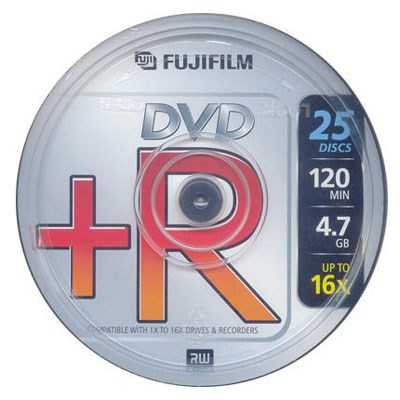 Fujifilm DVD+R 4.7GB - 16x Speed - 25 Discs | Wex Photo Video