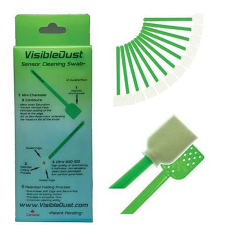 Visible Dust 1.0x Green Swabs (12 pack) -77582 | Wex Photo Video