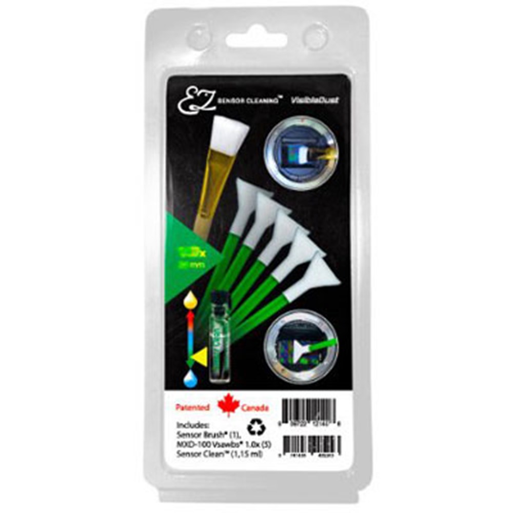 Visible Dust EZ Cleaning Kit Plus - 1.15ml Sensor Clean Sensor Brush ...