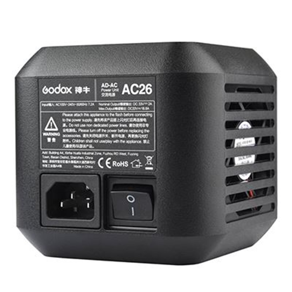 Godox AC26 AC adapter for AD600 Pro | Wex Photo Video