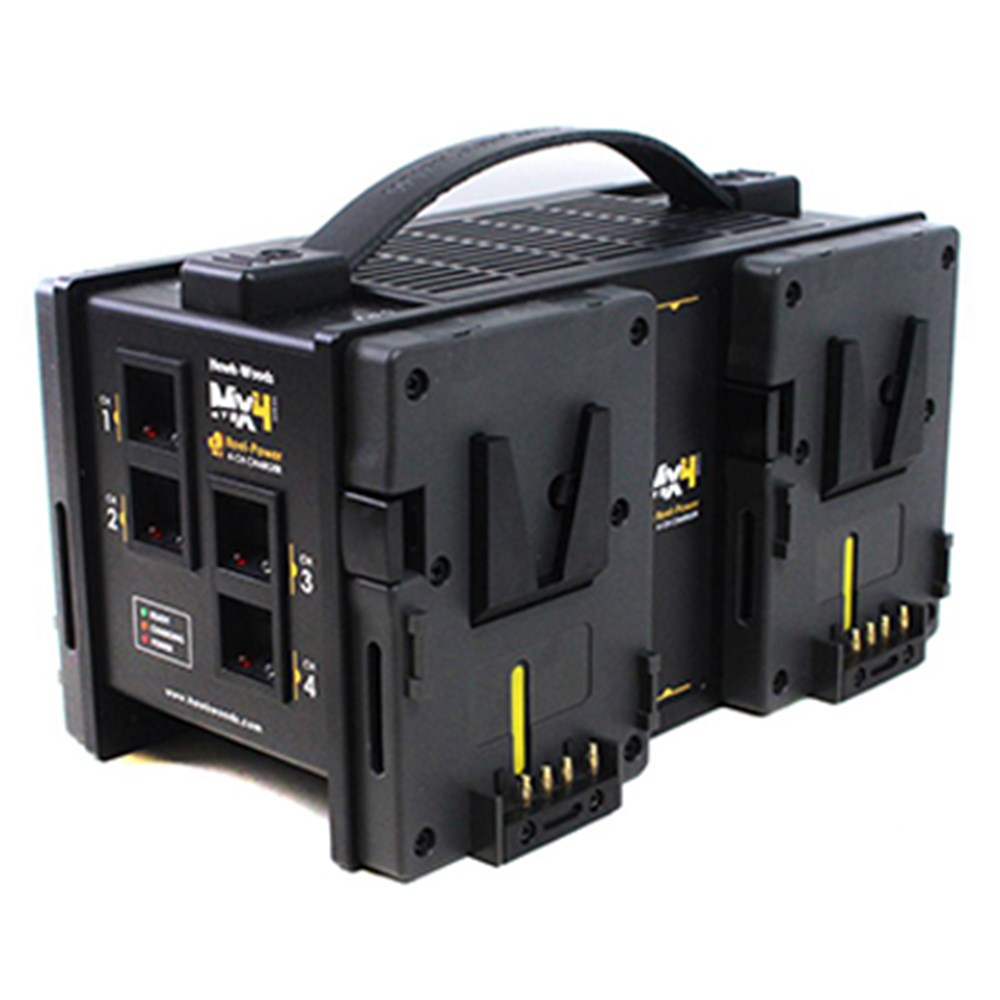 Hawk-Woods VL-MX4 Mini-VL 4-way charger - simultaneous | Wex Photo Video