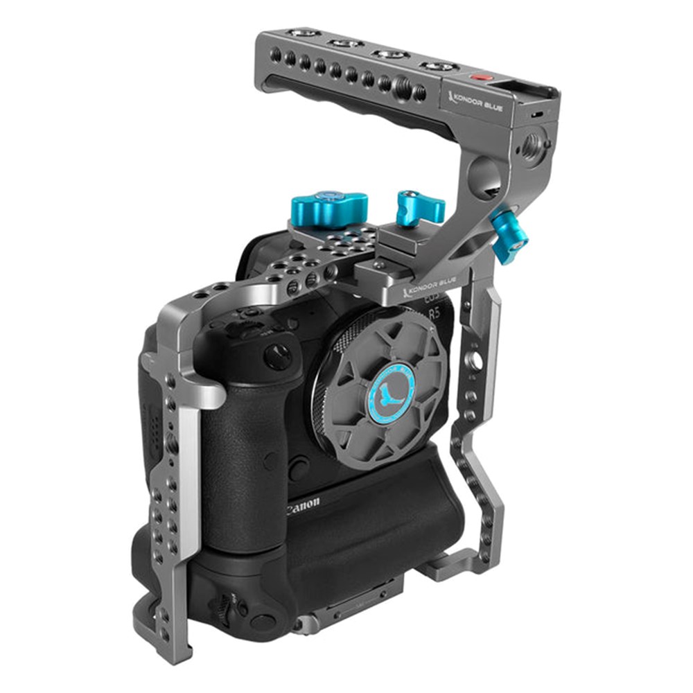 Kondor Blue Canon R5/R6 Full Cage with Top Handle Space Gray | Wex ...