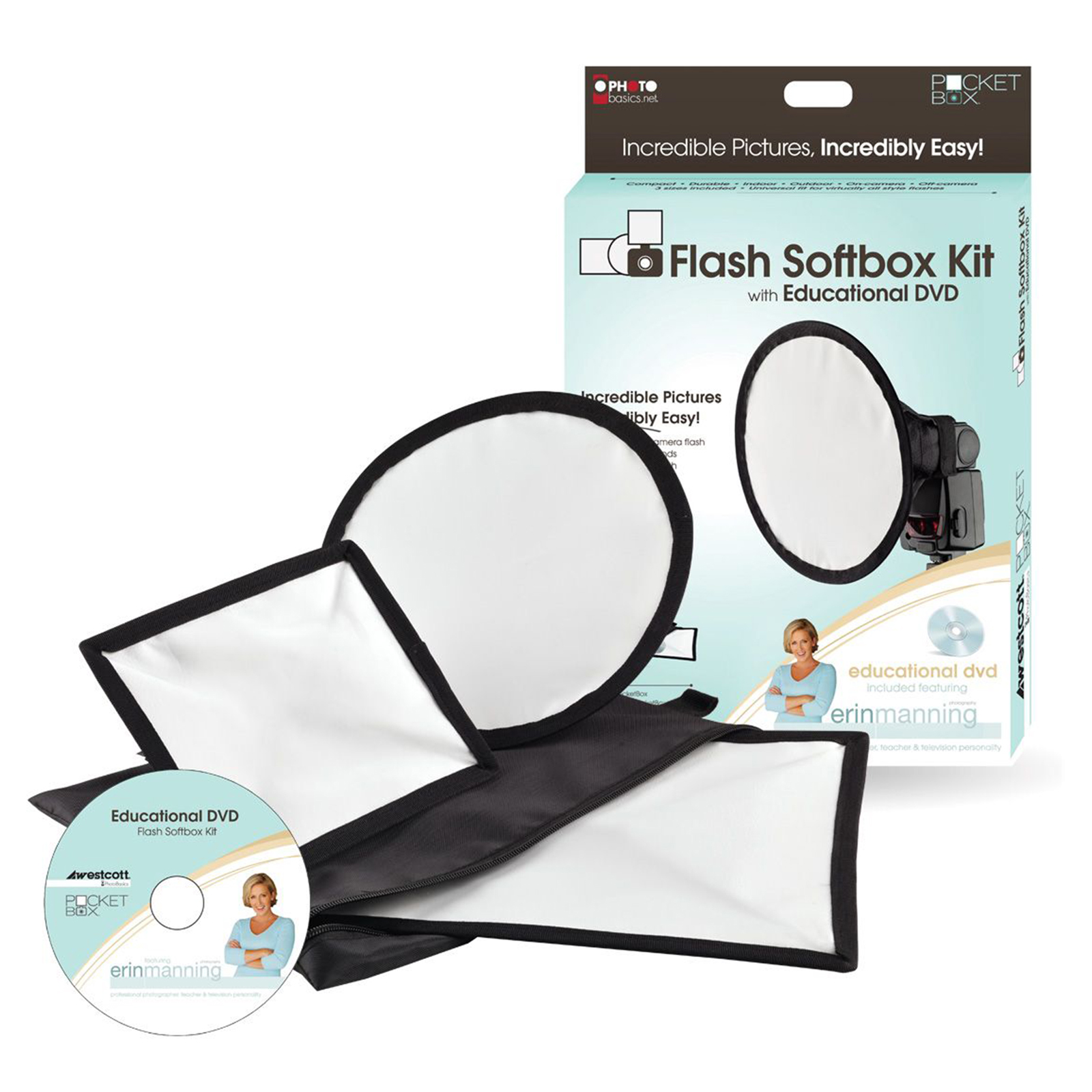 Westcott Pocket Box Erin Manning Speedlite Softbox Kit | Wex Photo Video