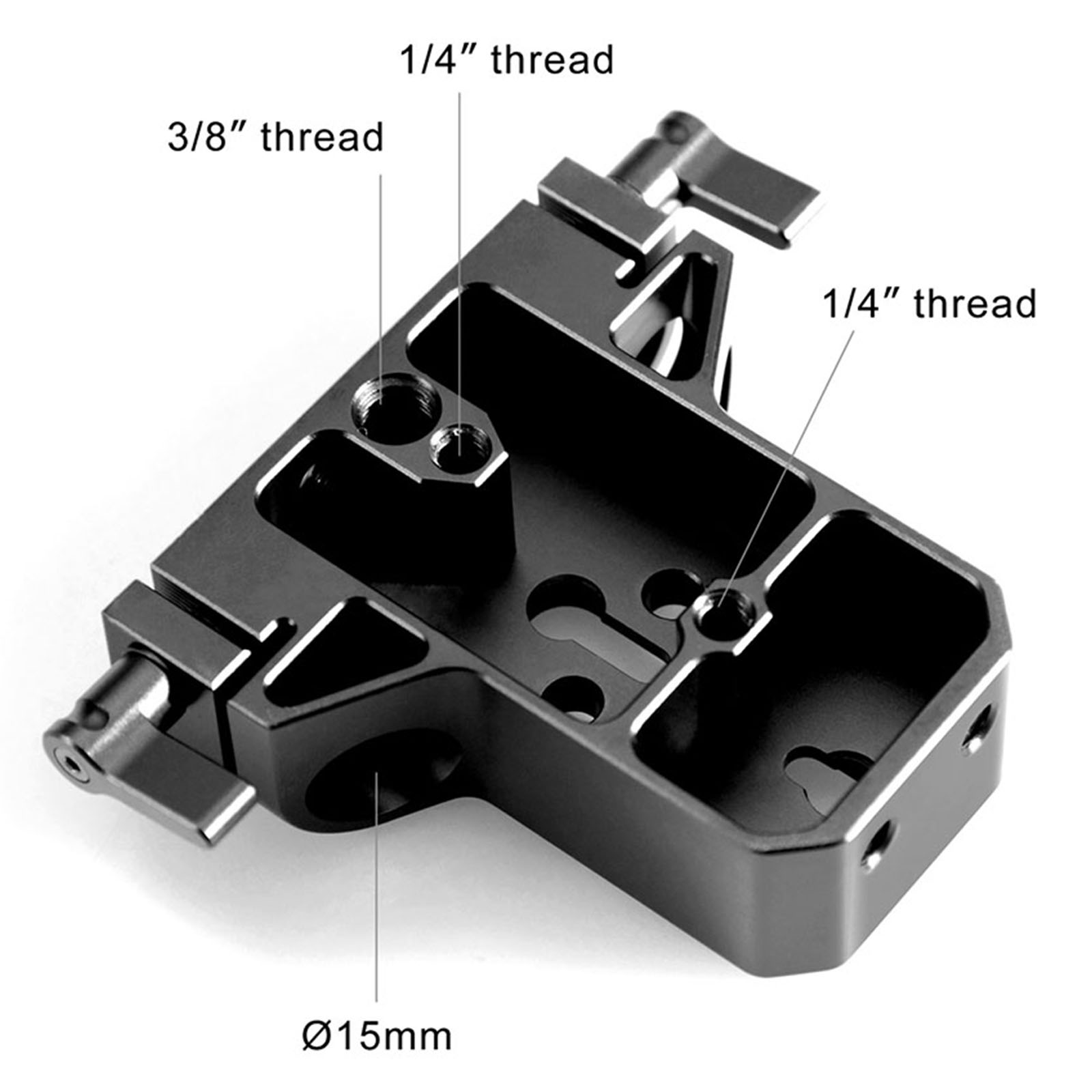 SmallRig Base Plate with Dual 15mm Rod Clamp UBase 1674 | Wex Photo Video