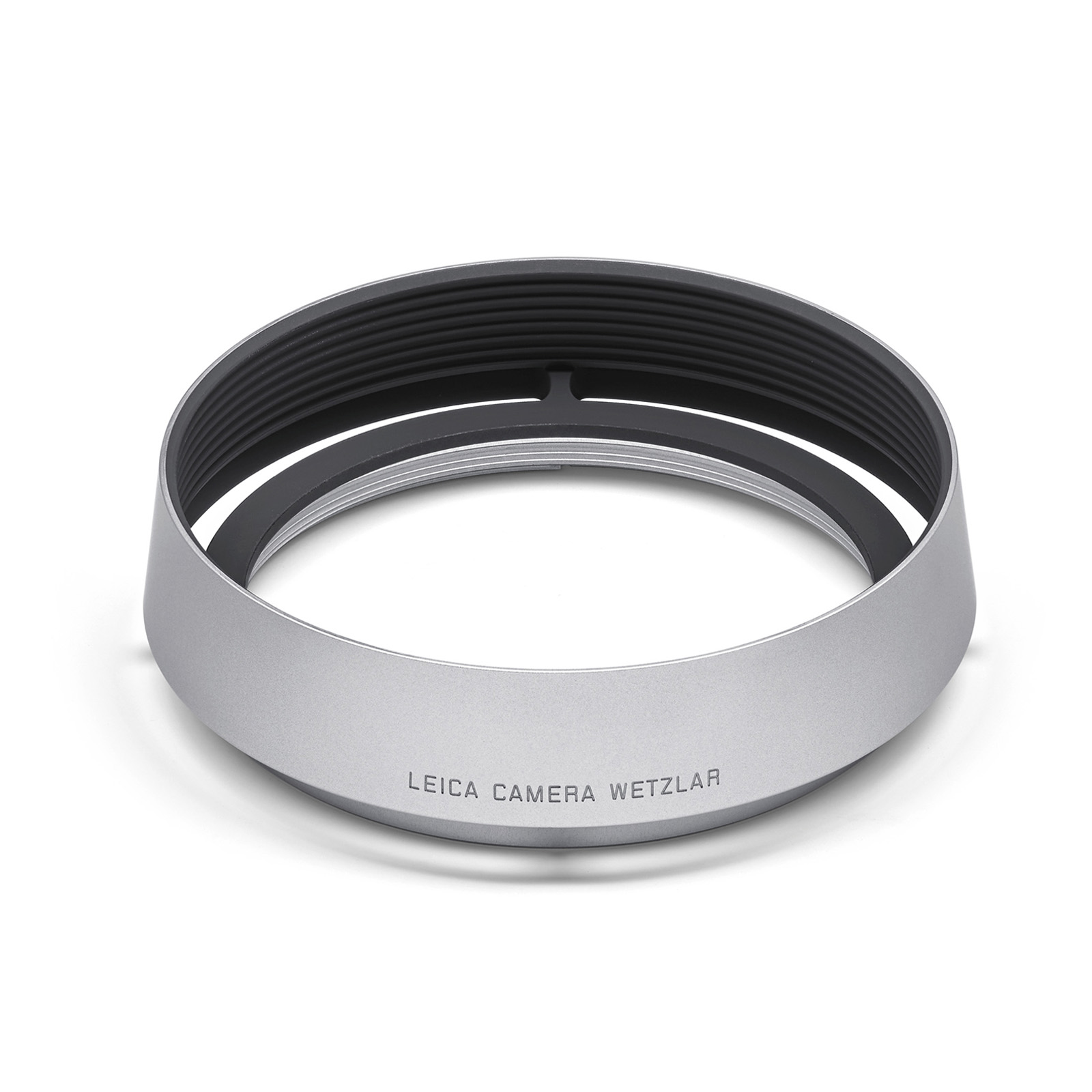 Leica Lens Hood, Round - Silver | Wex Photo Video | Wex Photo Video