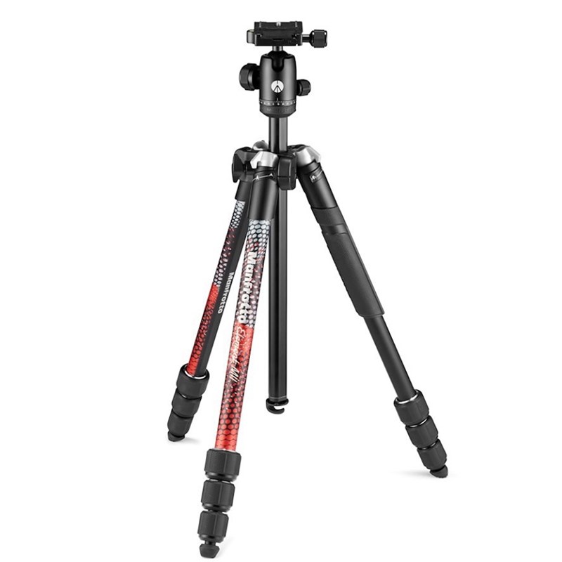 Manfrotto Element MII Aluminium Tripod Kit - Red | Wex Photo Video