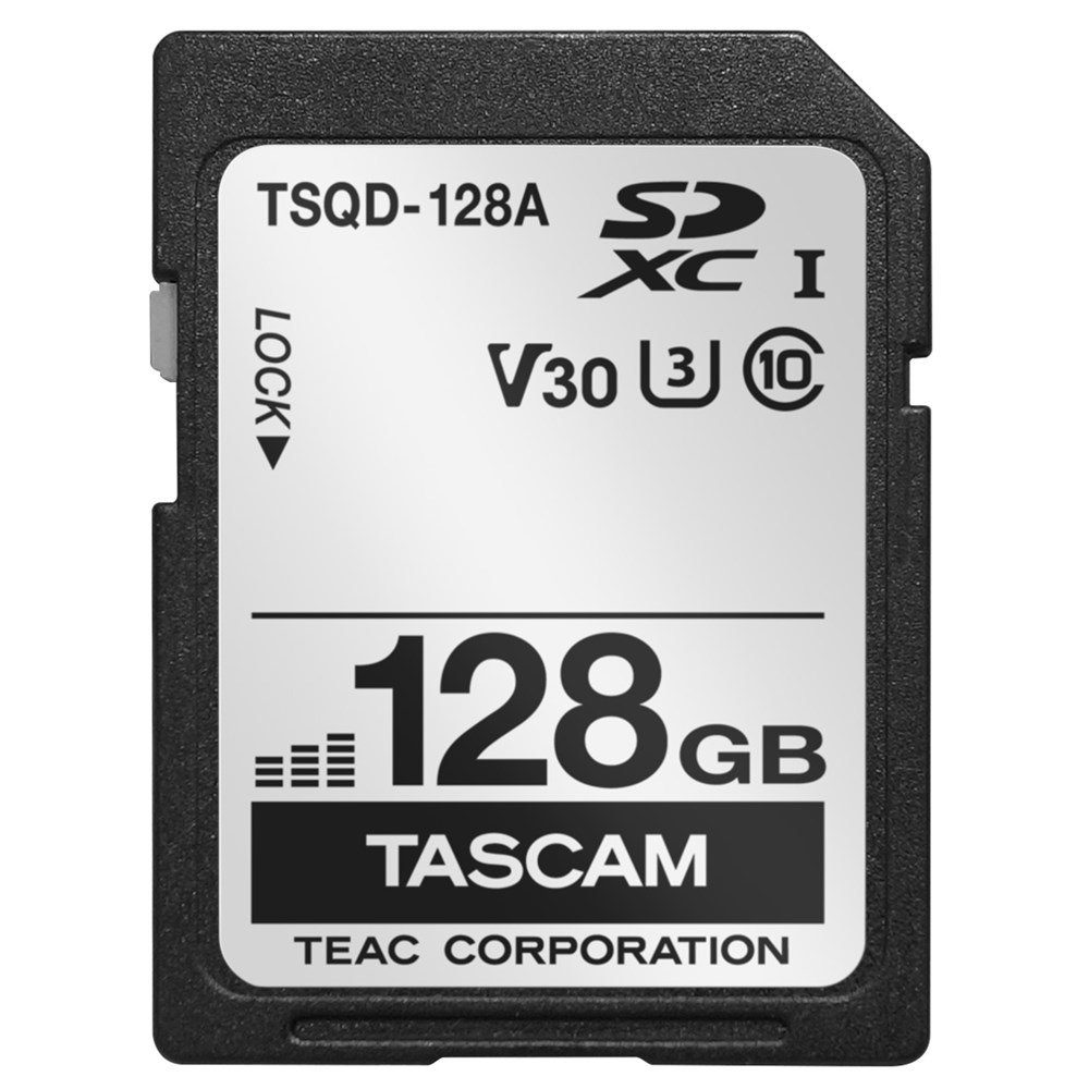 Tascam TSQD-128A Tascam Formatted 128 GB SDXD card for Sonicview | Wex ...