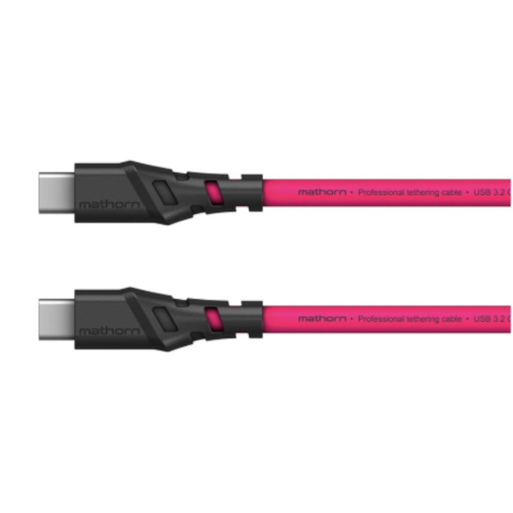 Mathorn MTC-210 USB C-C 2m Tethering Cable - Magenta | Wex Photo Video