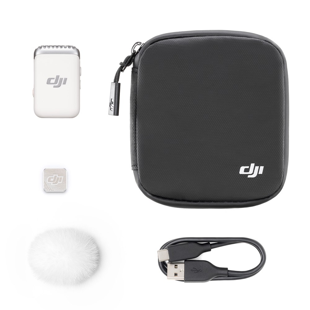 DJI Mic 2 (1TX Pearl White) | Wex Photo Video