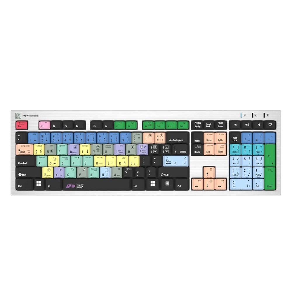 Logickeyboard Avid Sibelius 7 Slim Line PC Keyboard | Wex Photo Video
