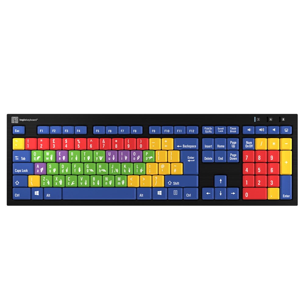 Logickeyboard Kids Learning NERO PC Assistive Keyboard | Wex Photo Video