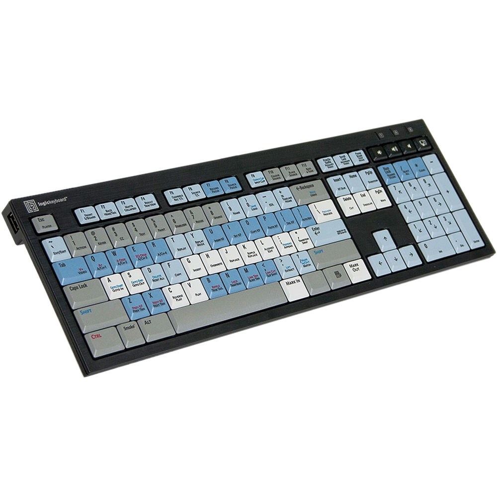 Logickeyboard Autodesk Smoke Linux Nero Line PC Keyboard | Wex Photo Video