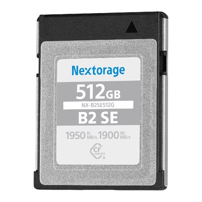 Nextorage B2 SE 512GB (1950MB/s) CFexpress Type B Card | Wex Photo Video