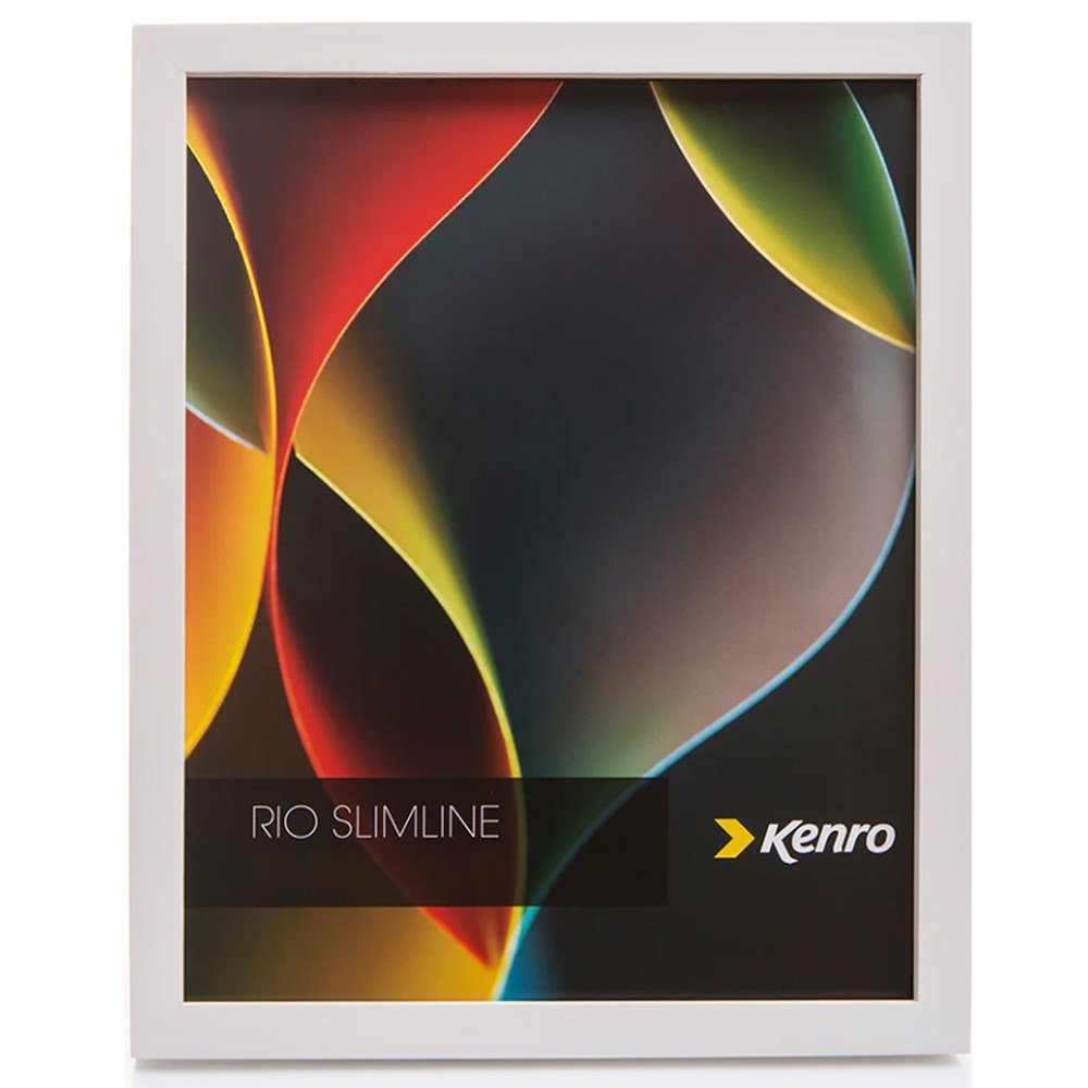 Kenro RIO Slimline 8x12'' Photo Frame - White | Wex Photo Video