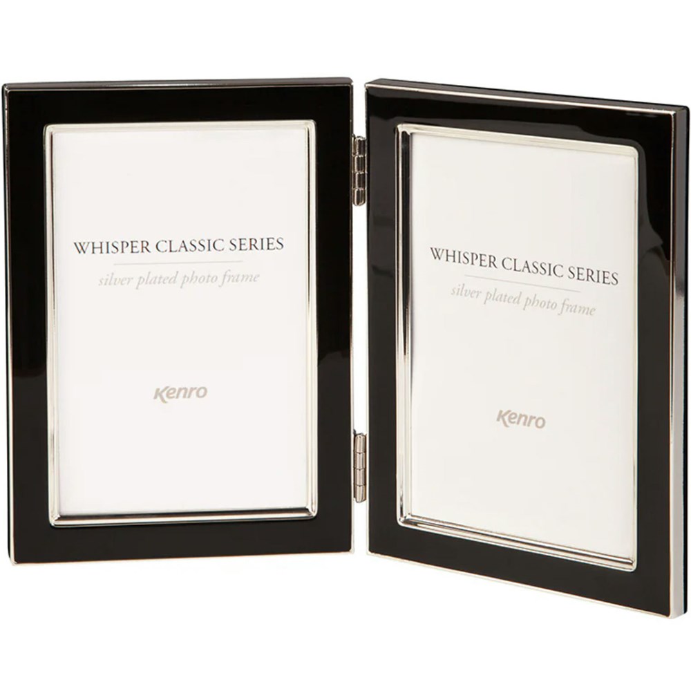 Kenro Whisper Classic Twin Photo Frame 7x5'' - Black | Wex Photo Video