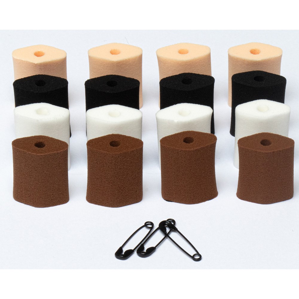 Hide-a-mic Foam-Os small, 16 universal soft foam microphone mounts, 4 ...