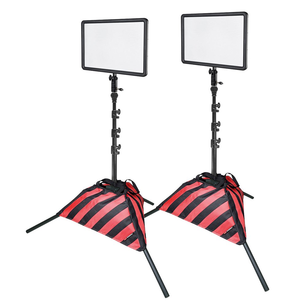 Godox LEDP260C Twin Head LED Video Light Tripod Kit | Wex Photo Video