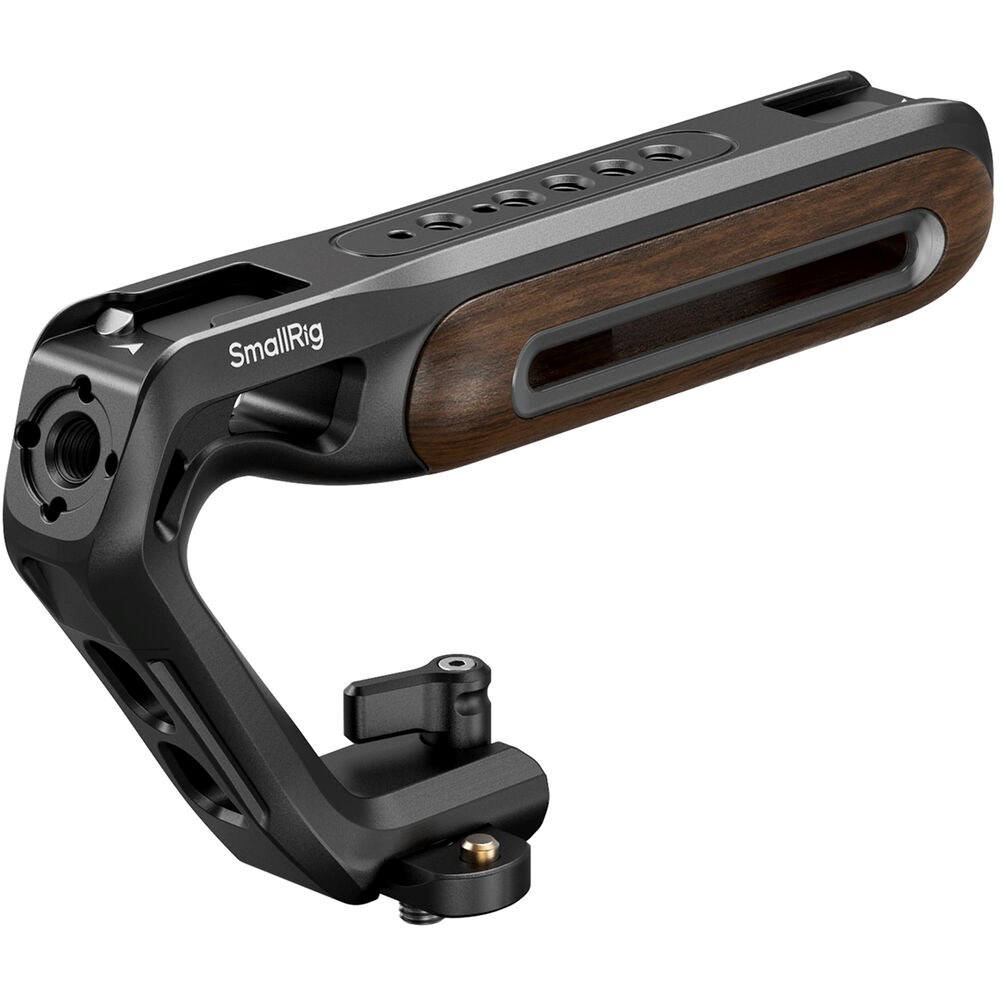 SmallRig Wooden Top Handle with NATO Clamp 5251 | Wex Photo Video