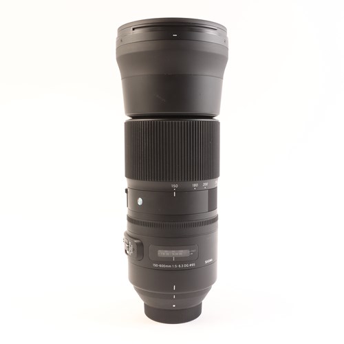 USED Sigma 150-600mm f5-6.3 Contemporary DG OS HSM Lens for Nikon F ...