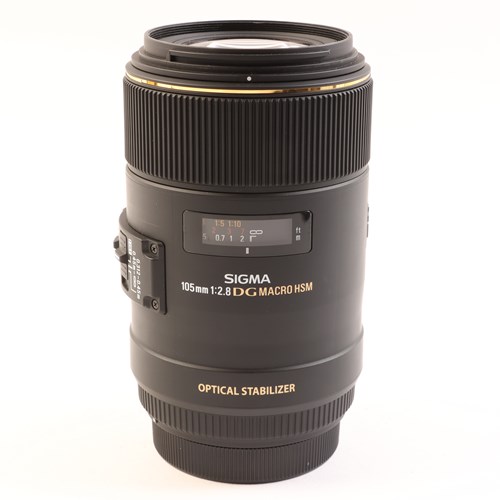 USED Sigma 105mm f2.8 Macro EX DG OS HSM for Canon EF | Wex Photo Video
