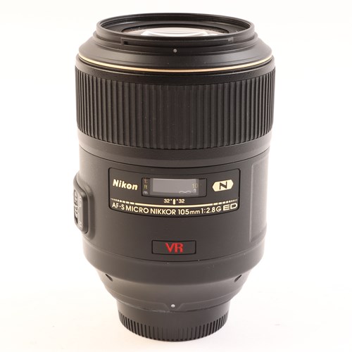 USED Nikon 105mm f2.8 G AF-S VR IF ED Micro Nikkor Lens | Wex Photo Video